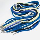 OEM shoelaces custom manufacturer wholesale sublimation polyester custom 29 colors fashion flat shoelaces for sneakers