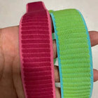 Custom Nylon/Polyester  soft plush elastic band Woven Knitted Ribbon Soft Elastic Band for sports bra