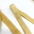 Factory high quality custom jacquard elastic nylon spandex soft underwear bra strap tape band webbing