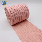 115mm polyester webbing spandex cotton elastic band fish silk elastic band for sticky abdominal band