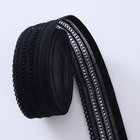 Factory Cheap price Custom nylon Jacquard cotton lace embroidered  elastic band Woven  Tape webbing