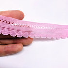 Factory customized free samples knitted elastic lace  trims nylon elastic band webbing  for clothing underwear bra panties