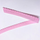 Factory customized free samples picot  jacquard elastic band webbing strap for underwear clothing