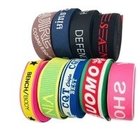 Embossed Elastic Soft Printed Customized Band Underwear Jacquard Woven Shiny Elastic Band For Boxer Waistbands