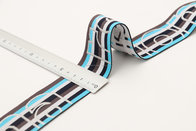 Gold Supplier 34mm custom logo jacquard  elastic band for waistband