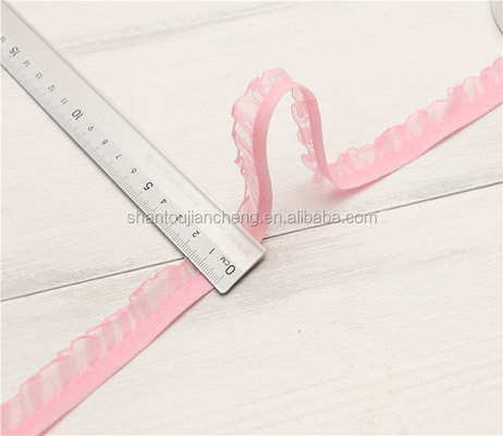 High quality customize  lace nylon  elastic band for underwear lady lace elastic webbing